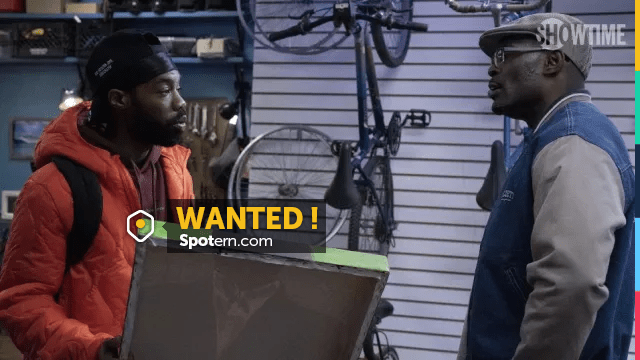 Orange Quilted Jacket worn by Kevin (Kevin Iso) as seen in Flatbush ...