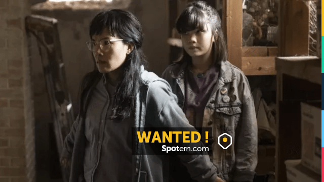 Denim jacket worn by Erin Tieng (Riley Lai Nelet) as seen in Paper ...