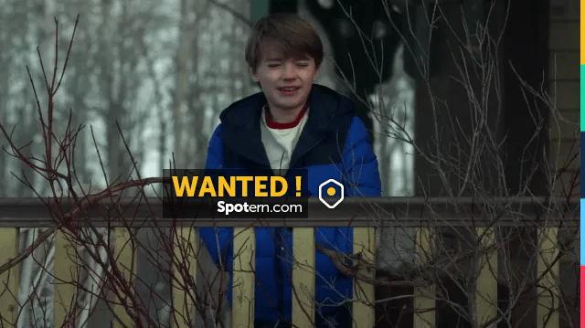 Blue Hooded Puffer Jacket worn by Bode Locke (Jackson Robert Scott) in ...