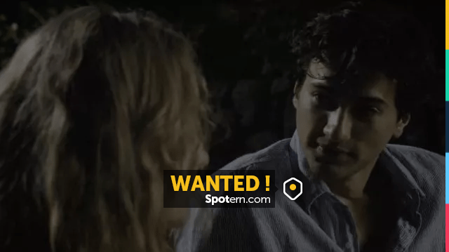 Pinstripe linnen shirt worn by Harry Bingham (Alex Fitzalan) in The ...