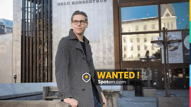 Black and White patterned Coat worn by The Finnish conductor Klaus ...