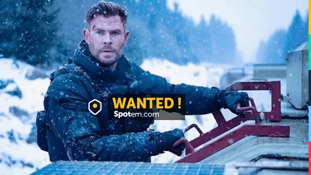 Down jacket worn by Tyler Rake (Chris Hemsworth) as seen in Extraction ...