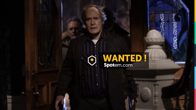 Black Striped shirt worn by Officer Hawkins (Will Patton) as seen in Halloween Ends Outfits ...