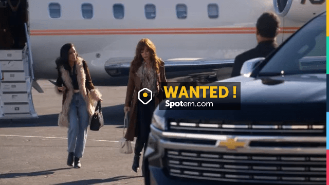 Brown long coat worn by Nicolette 'Nicky' Roman (Anna Friel) as seen in ...