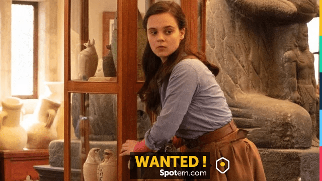 Brown skirt worn by Theodosia (Eloise Little) as seen in Theodosia TV ...