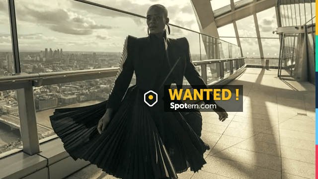 Black pleated skirt or dress worn by Cherise Nuland (T'Nia Miller) as ...