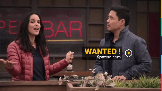 Grey Plaid Coat Jacket worn by Timmy (Randall Park) as seen in ...