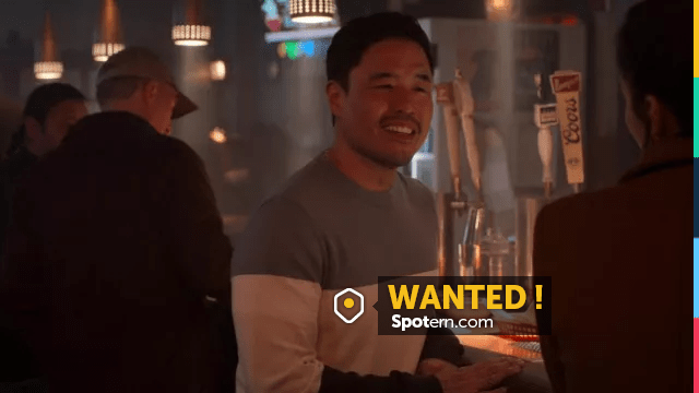 Color block crewneck sweater worn by Timmy (Randall Park) as seen in ...