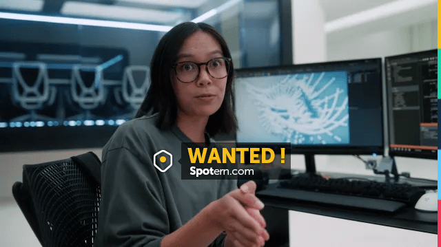 Grey Long Sleeve Top worn by Poppy (Charlotte Nicdao) as seen in Mythic ...