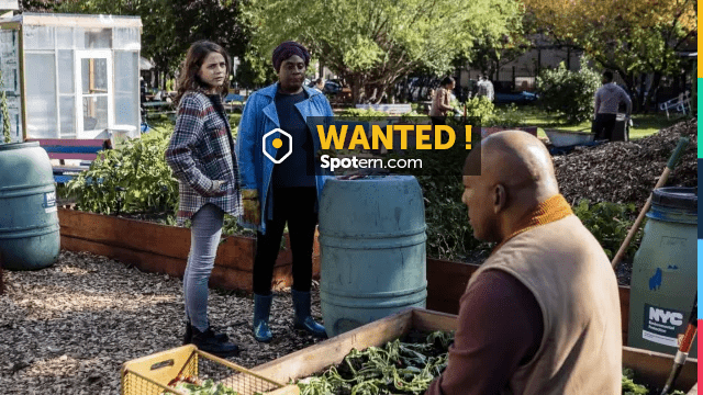 Blue suede jacket worn by Thora Whitfield (Danielle Lee Greaves) as ...