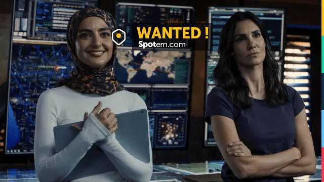 Leopard printed Head Scarf worn by Special Agent Fatima Namazi ...