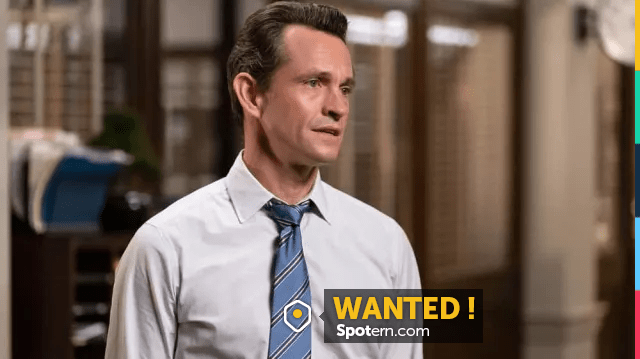 Blue striped tie worn by Detective Frank Cosgrove (Jeffrey Donovan) as ...
