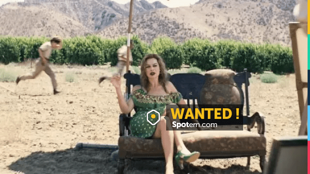 Green summer dress worn by Nellie LaRoy (Margot Robbie) as seen in ...