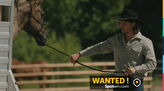 Leather belt worn by Kayce Dutton (Luke Grimes) as seen in Yellowstone ...