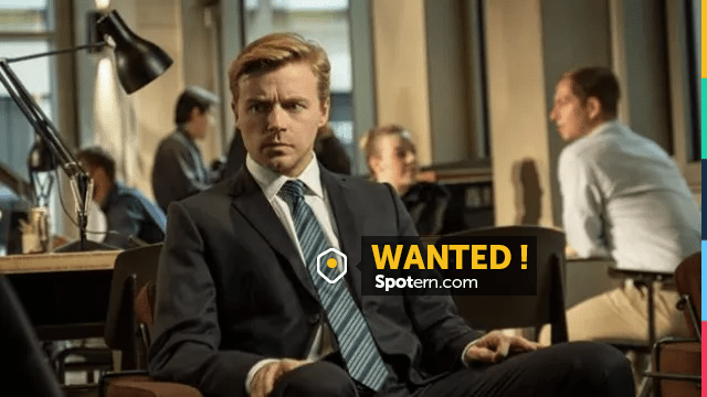 Striped tie worn by River Cartwright (Jack Lowden) as seen in Slow ...