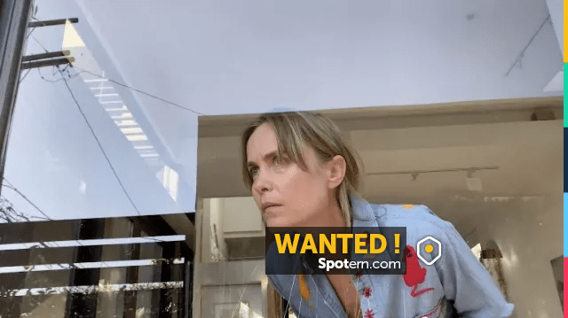 Embroidered denim shirt worn by Clarissa Cranes (Rad­ha Mitchell) as ...