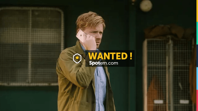 Olive green jacket worn by River Cartwright (Jack Lowden) as seen in ...