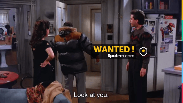 Red chevrons grey sweater worn by Jerry Seinfeld (Jerry Seinfeld) in ...