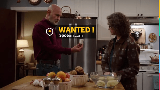 Maroon shirt worn by Bonham Walker (Mitch Pileggi) as seen in Walker TV ...