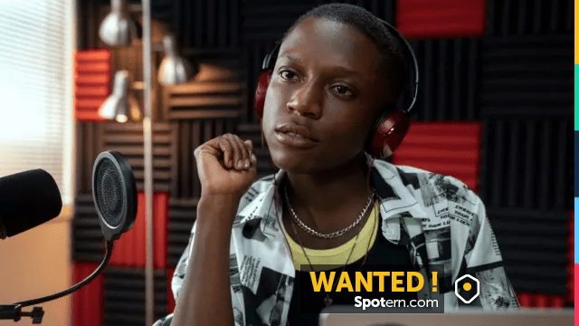 Black and white printed shirt worn by Andrew (Zaire Adams) as seen in ...