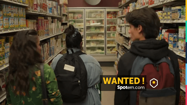 Colorblock backpack worn by Cameron (Tenzing Norgay Trainor) as seen in ...