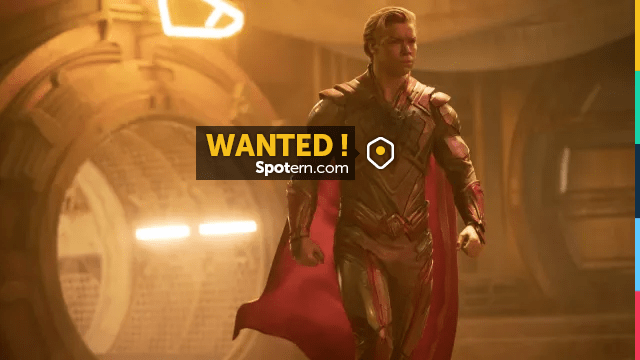 Super-hero costume worn by Adam Warlock (Will Poulter) as seen in ...