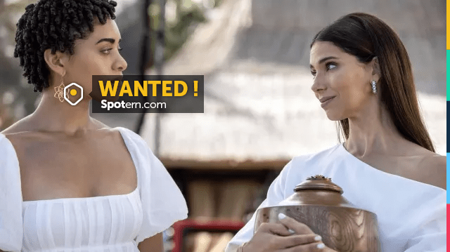 Gold Star earrings worn by Ruby Akuda (Kiara Barnes) as seen in Fantasy Island TV series ...