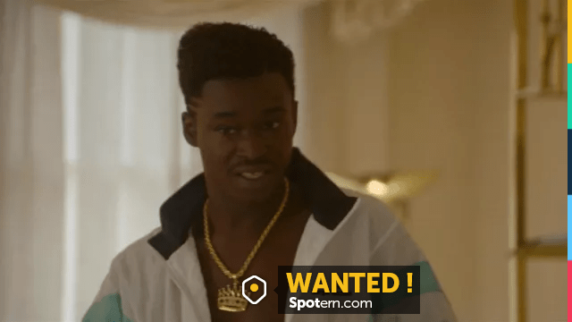 Crown pendant necklace worn by Bobby Brown (Ashton Sanders) as seen in ...