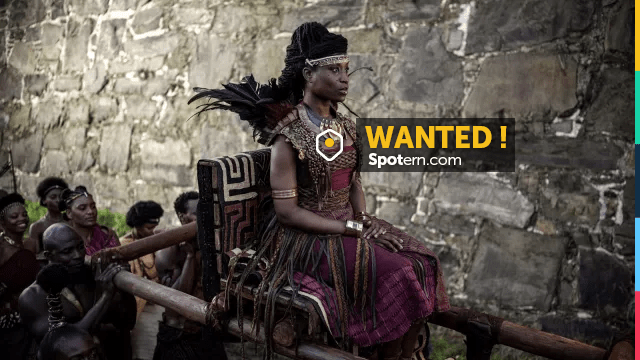 Collar de plastrón tribal usado por Njinga (Adele Oni) como se ve en ...