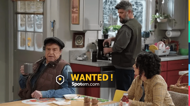 Quilted brown vest worn by Dan Conner (John Goodman) as seen in The ...