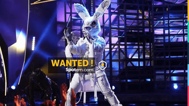 Rabbit costume worn by Joey Fatone as seen in The Masked Singer TV show ...
