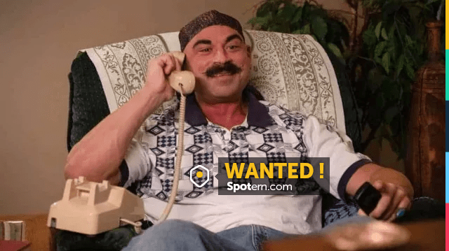 Printed Polo Shirt worn by The Iron Sheik (Brett Azar) as seen in Young ...