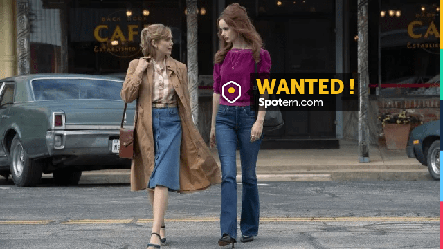 Purple sweater worn by Sherry Cleckler (Krysten Ritter) as seen in Love & Death TV show (Season ...