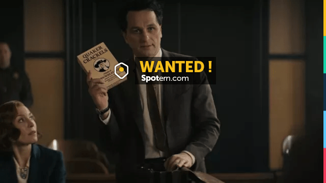 Quaker Crackels Corn-Wheat-Oats Cereal held by Perry Mason (Matthew ...