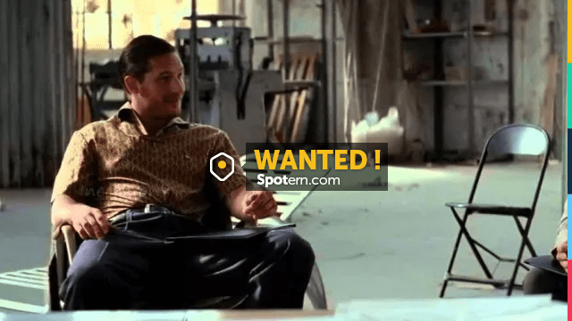 Yellow Diamond Pattern Revere Polo Shirt with Horizontal Placket worn ...