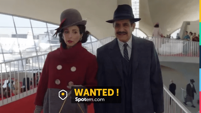 Two tone coat worn by Rose Weissman (Marin Hinkle) as seen in The ...