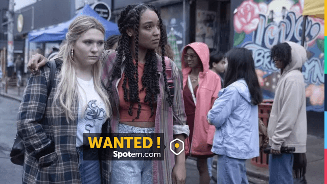 Striped overshirt worn by Aaliyah Harris (Aisha Dee) as seen in Accused ...