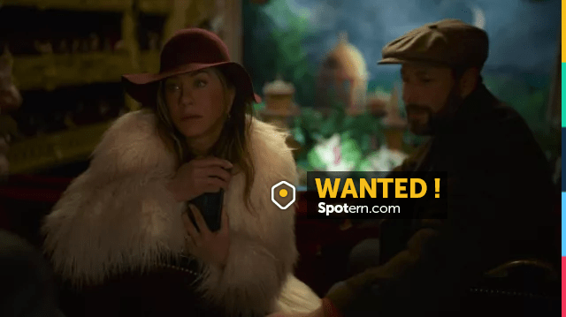 Fur coat worn by Audrey (Jennifer Aniston) as seen in Murder Mystery 2 ...