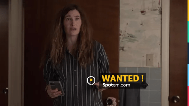 Striped shirt worn by Clare Pierce (Kathryn Hahn) as seen in Tiny Beautiful Things TV show ...