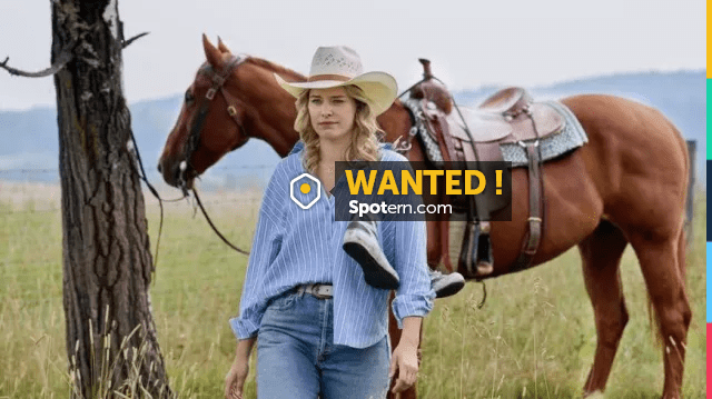 Blue striped shirt worn by Missy McMurray (Tiera Skovbye) as seen in ...