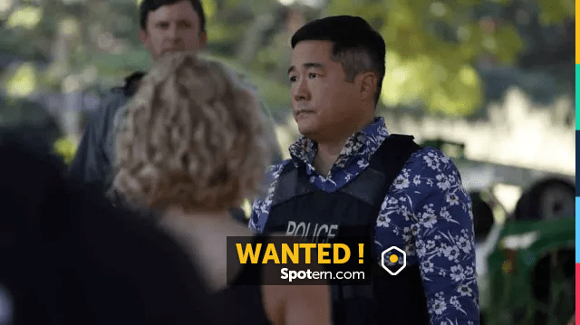 Blue floral shirt worn by Detective Gordon Katsumoto (Tim Kang) as seen ...