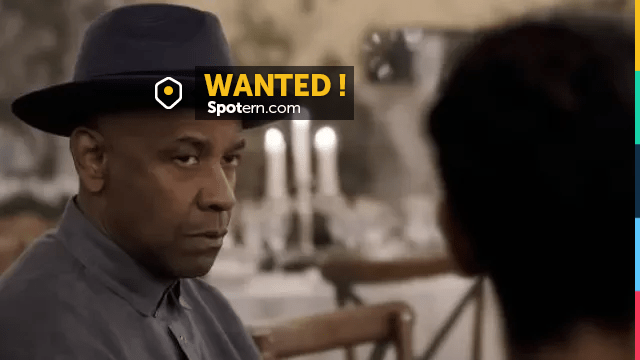 Fedora hat worn by Robert McCall (Denzel Washington) as seen in The ...
