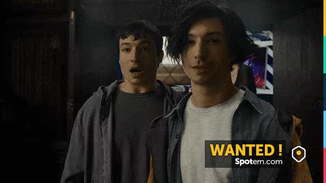 Yellow and grey zip hoodie jacket worn by Barry Allen (Ezra Miller) in ...