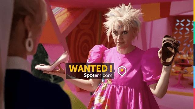 Pink dress worn by Barbie (Kate McKinnon) as seen in Barbie movie | Spotern