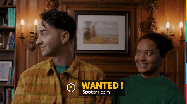 Plaid oversize worn by Jesse (Alex Wolff) as seen in Susie Searches ...