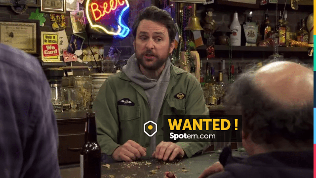 Military jacket worn by Charlie Kelly (Charlie Day) as seen in It's ...