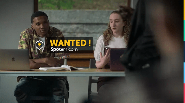 Printed shirt worn by Musa Rahaim (Caleel Harris) as seen in Swagger ...