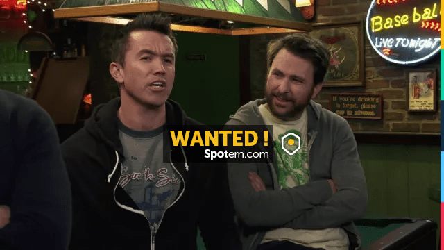 Printed t-shirt worn by Charlie Kelly (Charlie Day) as seen in It's ...