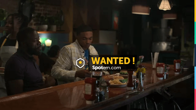 Yellow and grey plaid shirt worn by Musa Rahaim (Caleel Harris) as seen ...