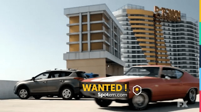 Orange car driven by Clement Mansell (Boyd Holbrook) in Justified: City ...